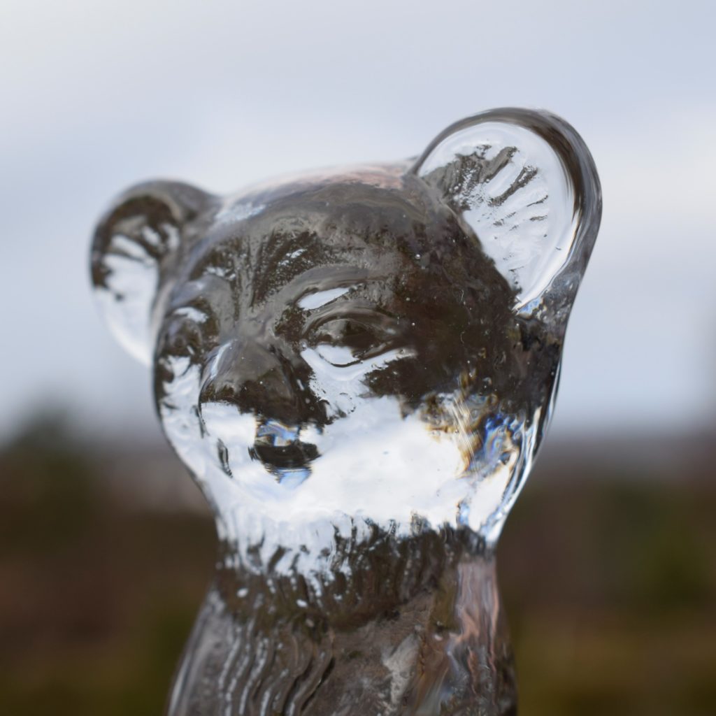 ガラスのくま・佇む熊 / クリスタルガラス・Eda Kristall / くまグッズ | florantik